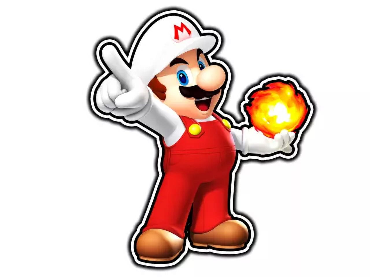 Kira Sticker With Mario Fire Power Up Decorative Laptop, Phone Stickers ...