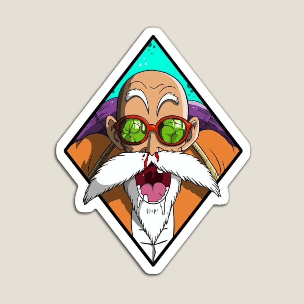 Kira Sticker With Master Roshi Decorative Laptop, Phone Stickers ...