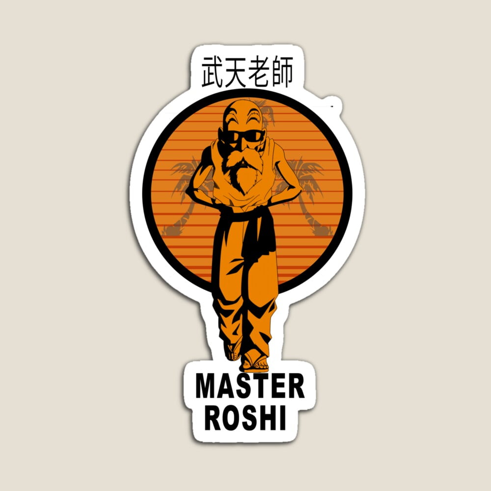 Kira Sticker With Master Roshi!!! Decorative Laptop, Phone Stickers ...