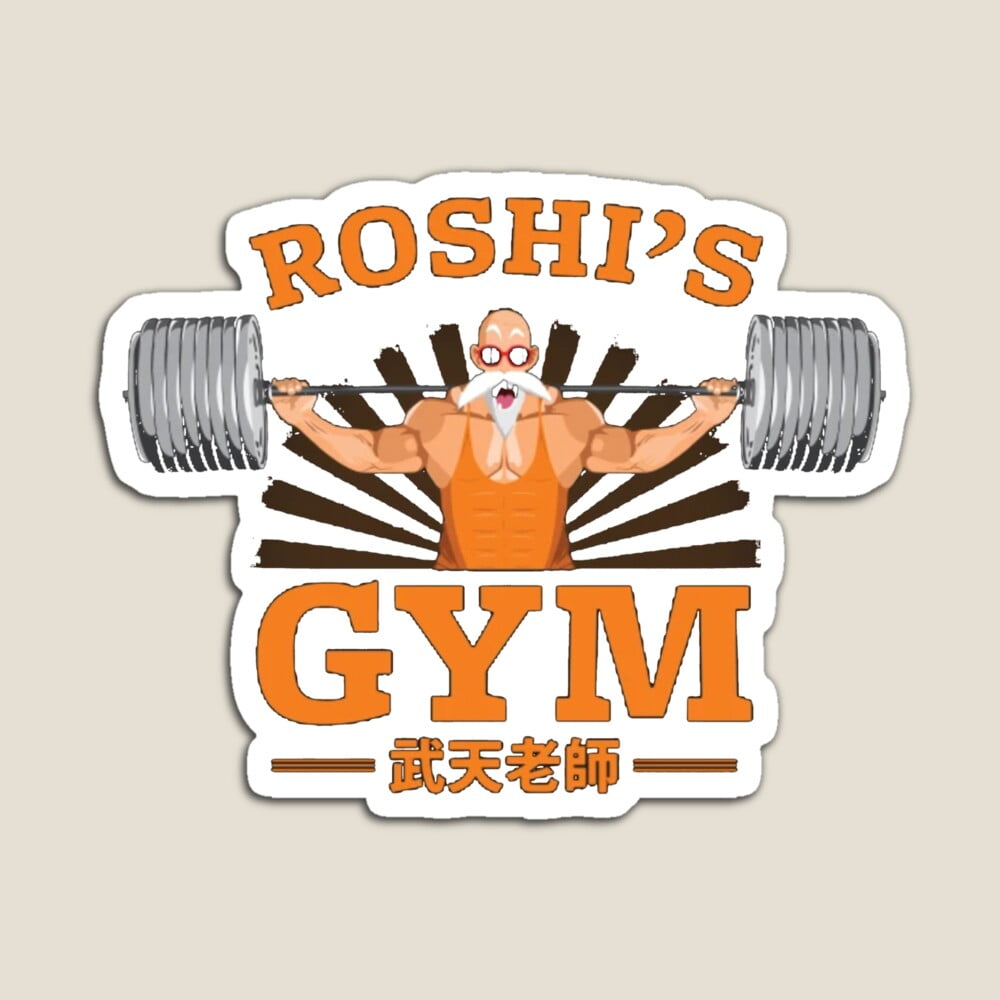 Kira Sticker With Master Roshi'S Gym Decorative Laptop, Phone Stickers ...