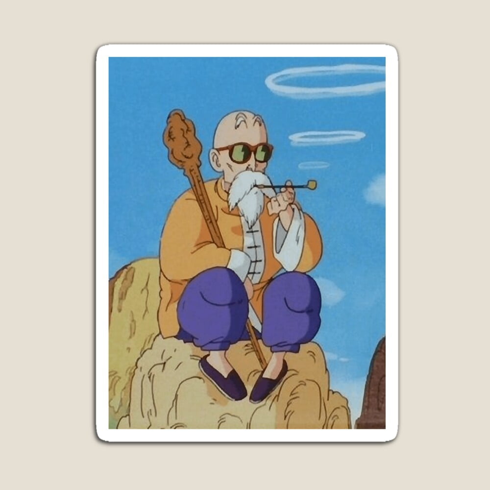 Kira Sticker With Master Roshi Smoking Pipe Decorative Laptop, Phone ...