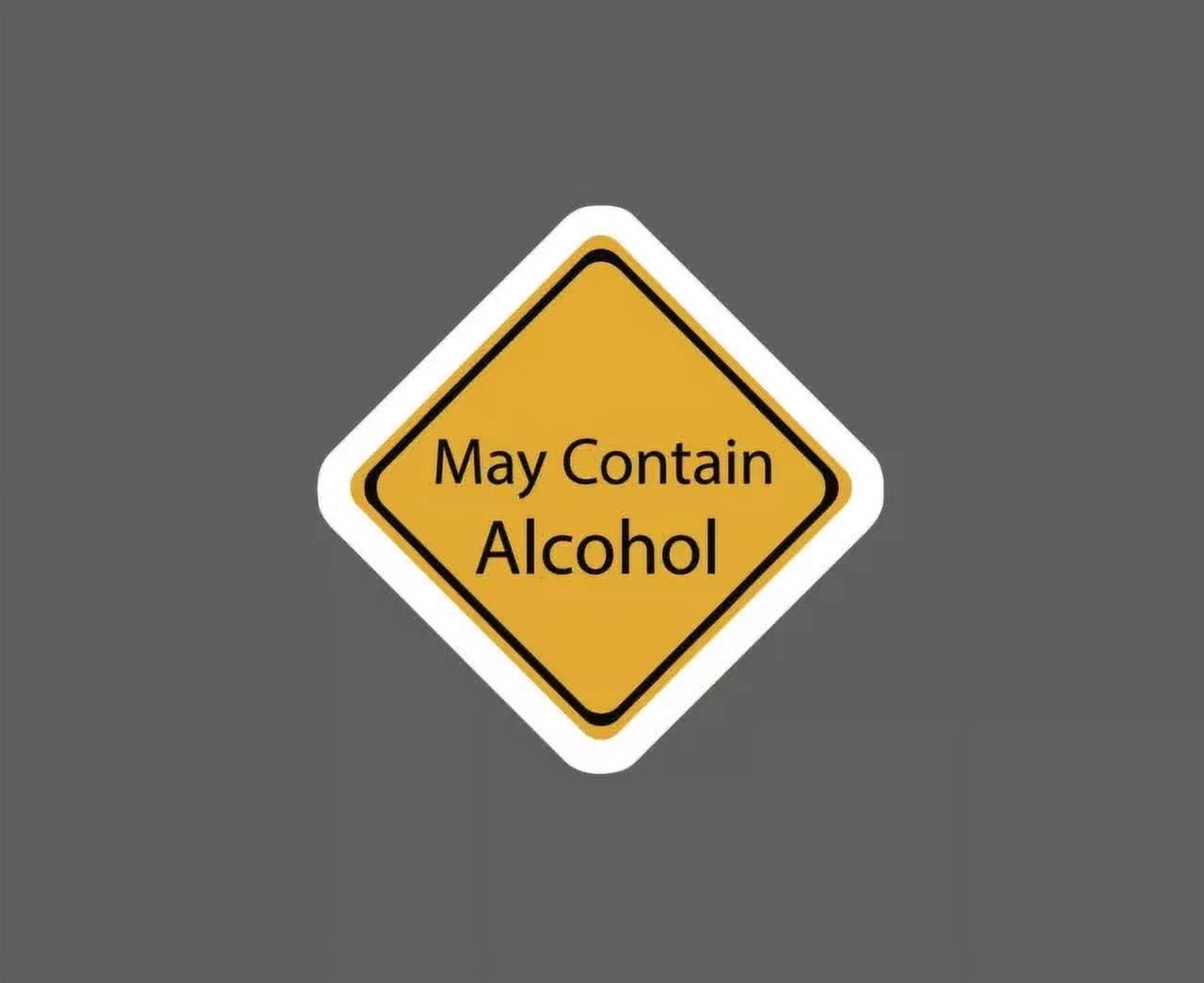 Kira Sticker With May Contain Alcohol Decorative Laptop, Phone Stickers ...
