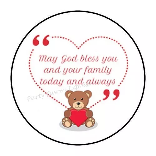 Kira Sticker With May God Bless You And Your Family Decorative Laptop ...