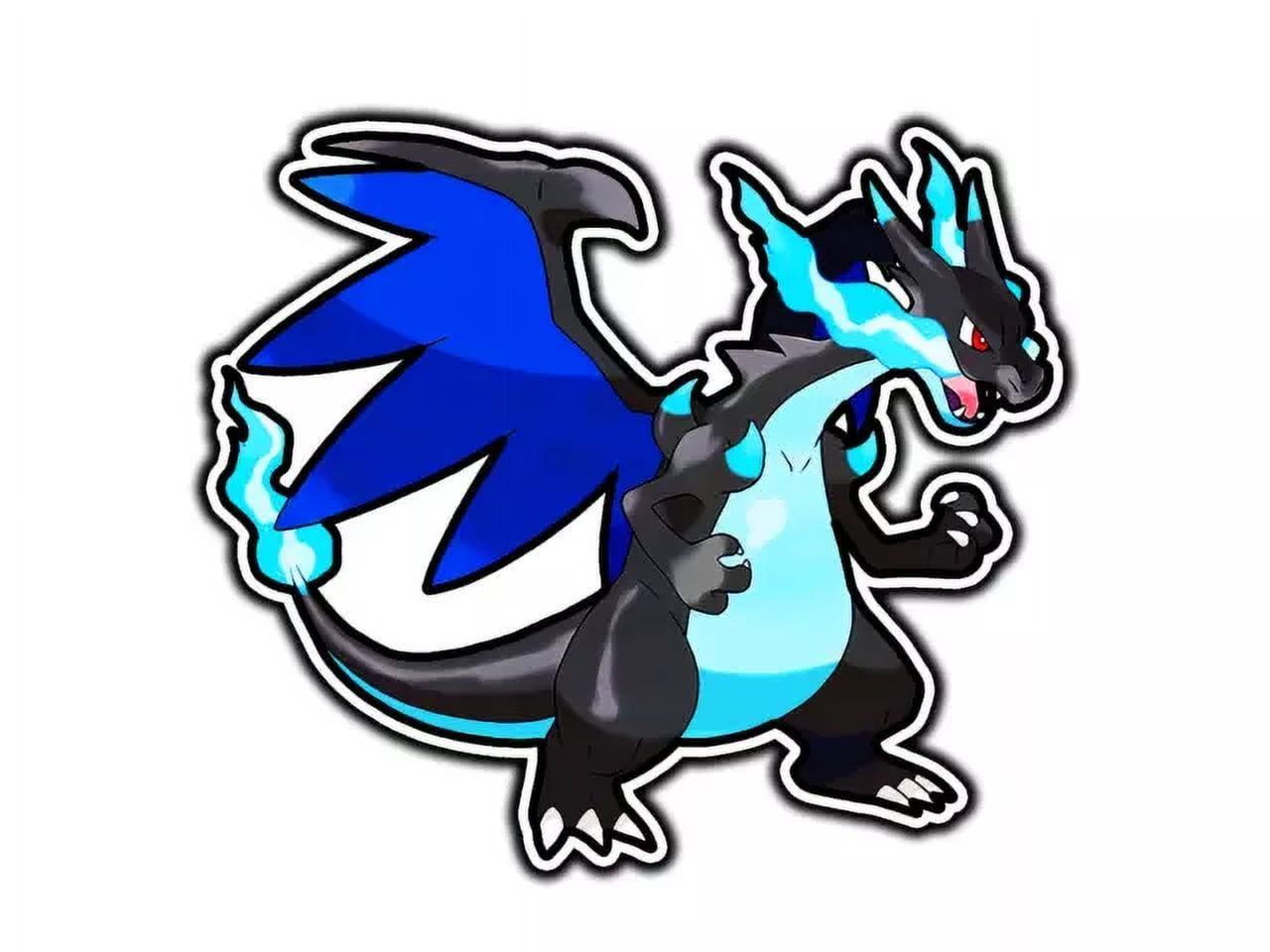 Kira Sticker With Mega Charizard X Decorative Laptop, Phone Stickers ...