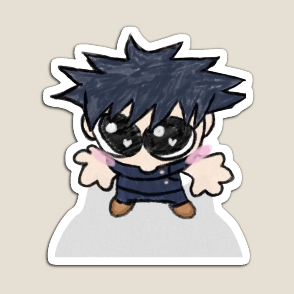 Kira Sticker With Megumi Meme Decorative Laptop, Phone Stickers ...