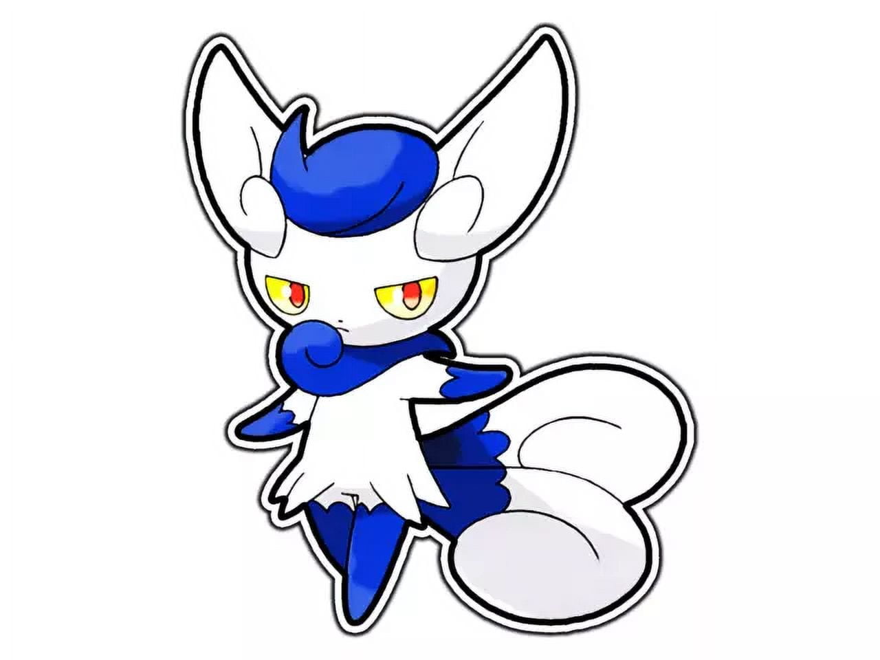 Kira Sticker With Meowstic Female Decorative Laptop, Phone Stickers ...