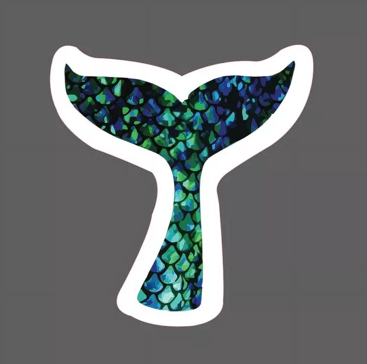 Kira Sticker With Mermaid Tail Scales Waterproof Decorative Laptop ...