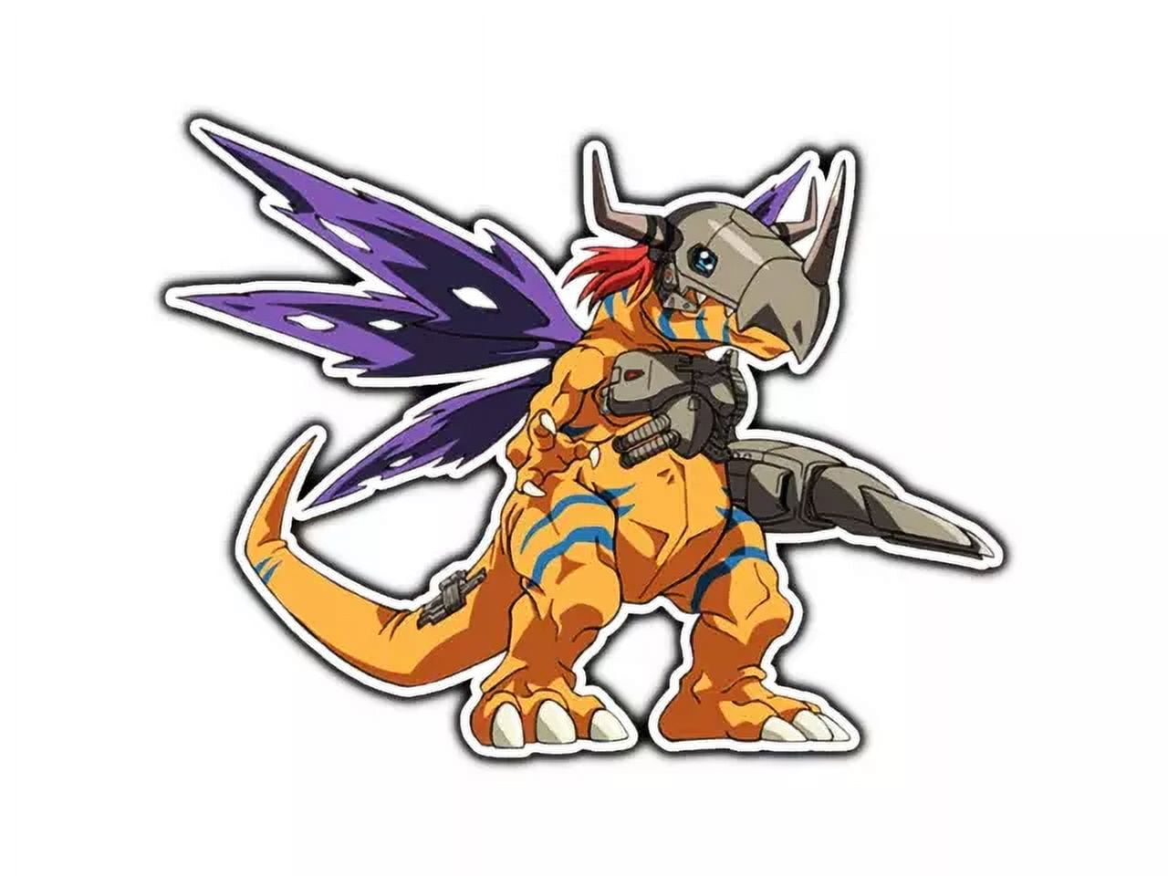 Kira Sticker With Metal Greymon Decorative Laptop, Phone Stickers ...