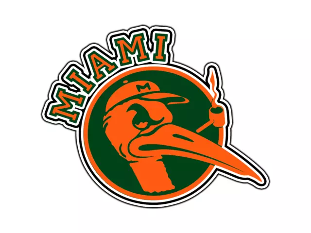 Kira Sticker With Miami Hurricanes Sebastian Logo Decorative Laptop ...