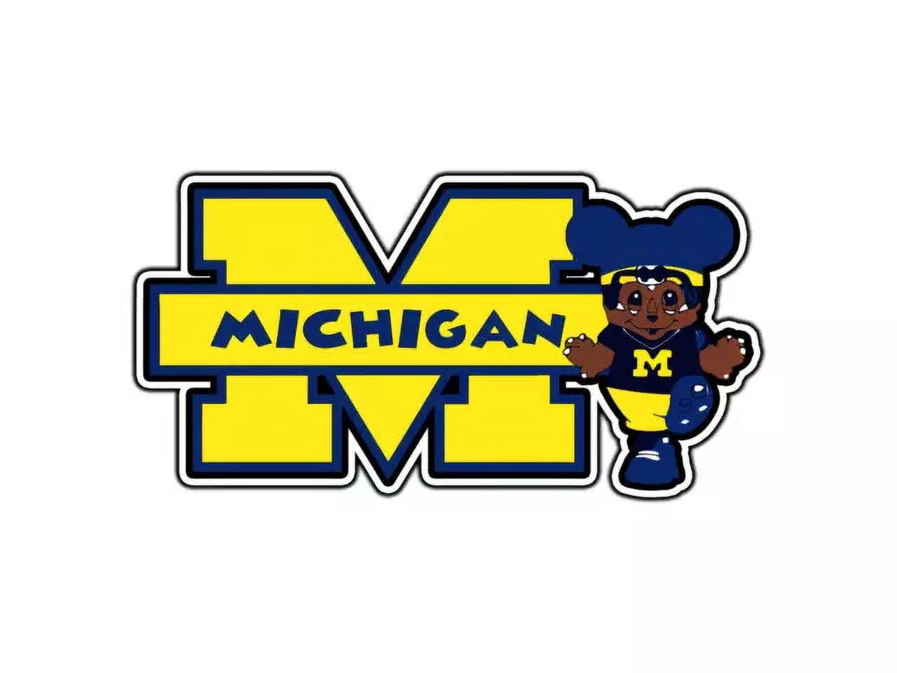 Kira Sticker With Michigan Wolverines Mascot M Logo Decorative Laptop ...