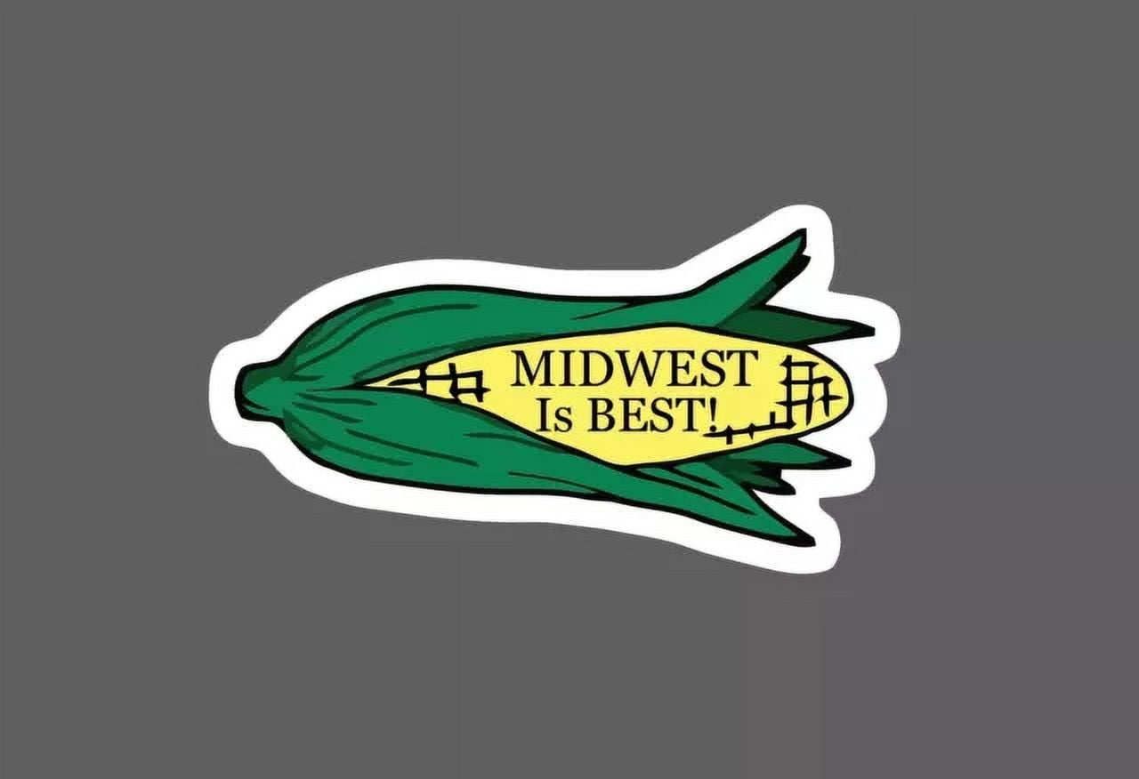 Kira Sticker With Midwest Is Best Corn Decorative Laptop, Phone ...