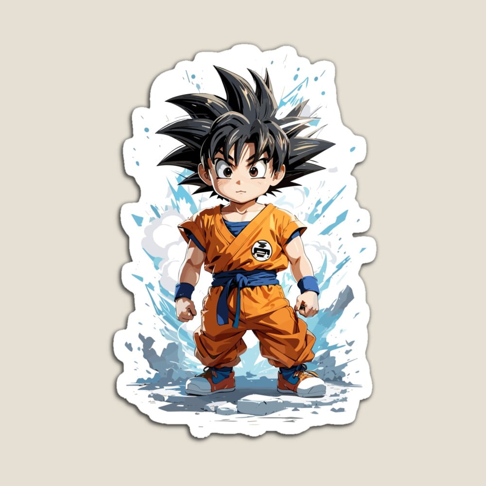 Kira Sticker With Mini Goku Ii Decorative Laptop, Phone Stickers ...