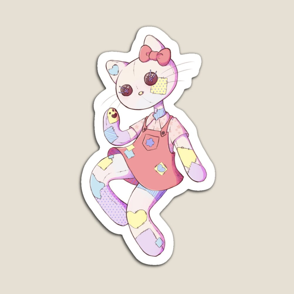 Kira Sticker With Miss Kitty Is A Doll! Decorative Laptop, Phone ...