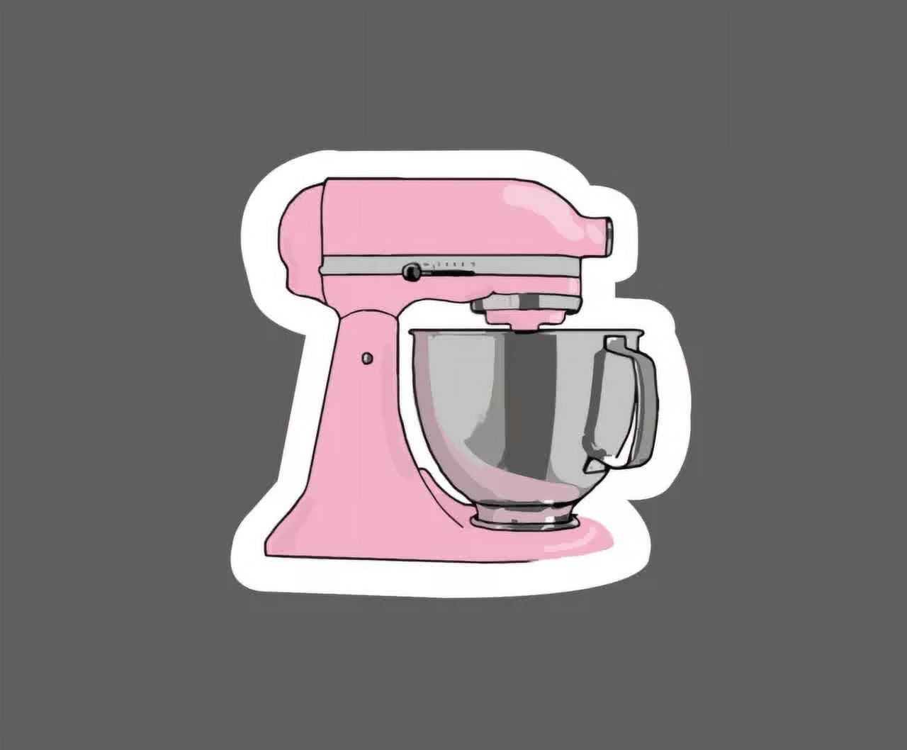 Kira Sticker With Mixer Baking Pink Cake Decorative Laptop, Phone ...