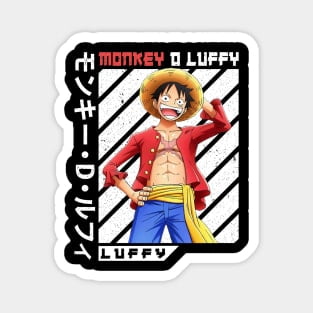 Kira Sticker With Monkey D Luffy Decorative Laptop, Phone Stickers ...