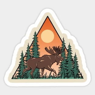 Kira Sticker With Moose Warning Decorative Laptop, Phone Stickers ...