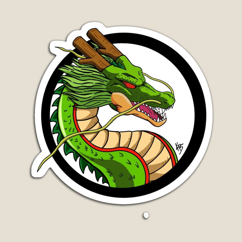 Kira Sticker With Mortal Kombat Shenron Logo Decorative Laptop, Phone ...