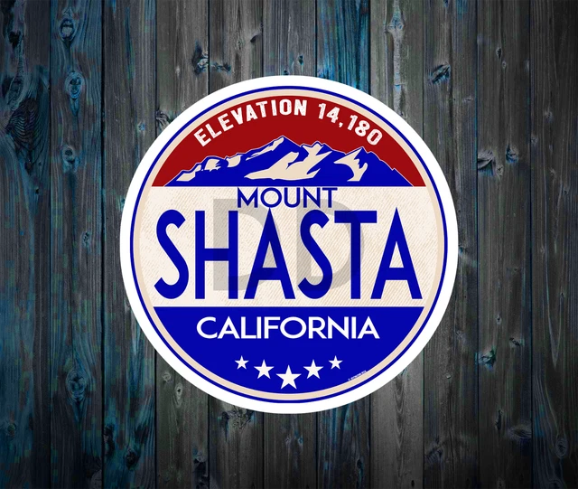 Kira Sticker With Mount Shasta California Decal Decorative Laptop ...