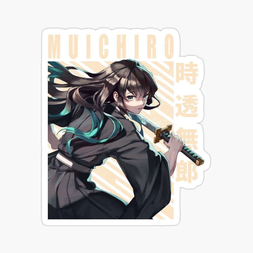 Kira Sticker With Muichiro Tokito Sticker Decorative Laptop, Phone ...