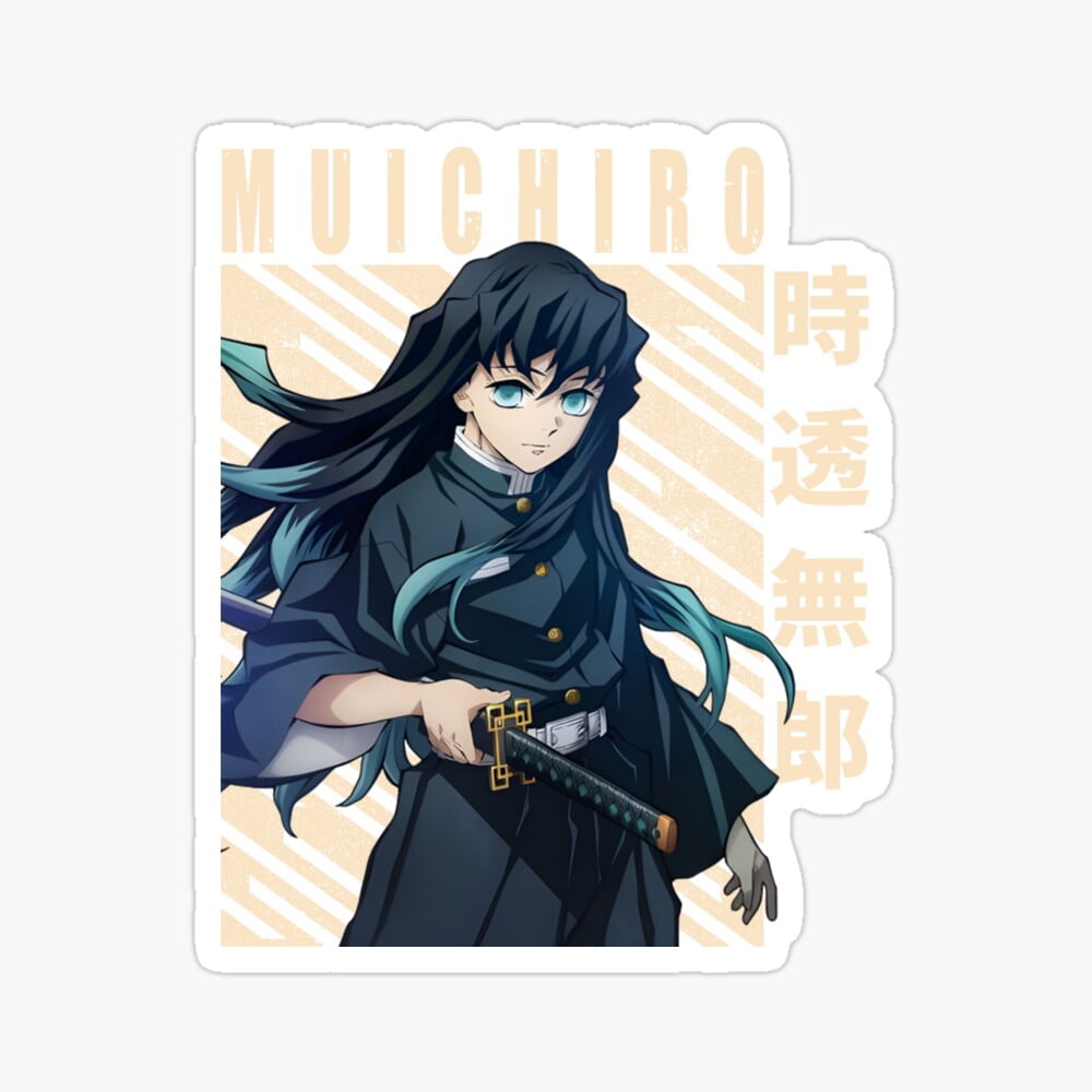 Kira Sticker With Muichiro Tokito Sticker Decorative Laptop, Phone ...