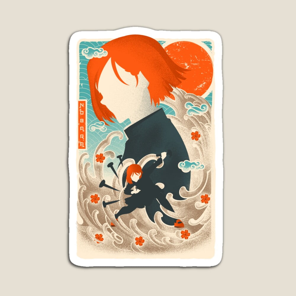 Kira Sticker With Musha-E Nobara Decorative Laptop, Phone Stickers ...