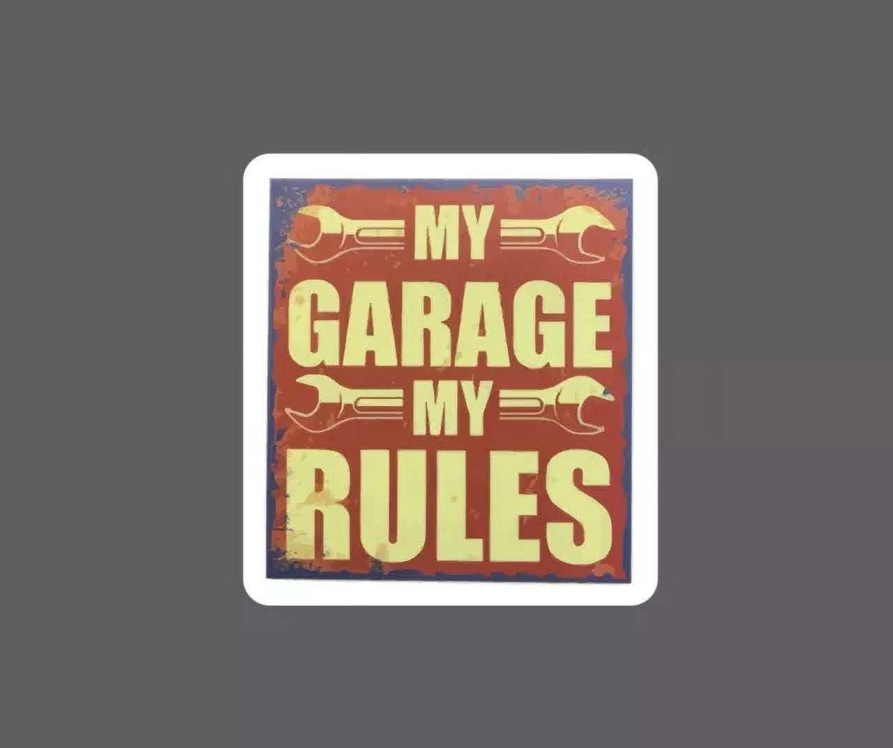 Kira Sticker With My Garage My Rules Decorative Laptop, Phone Stickers ...
