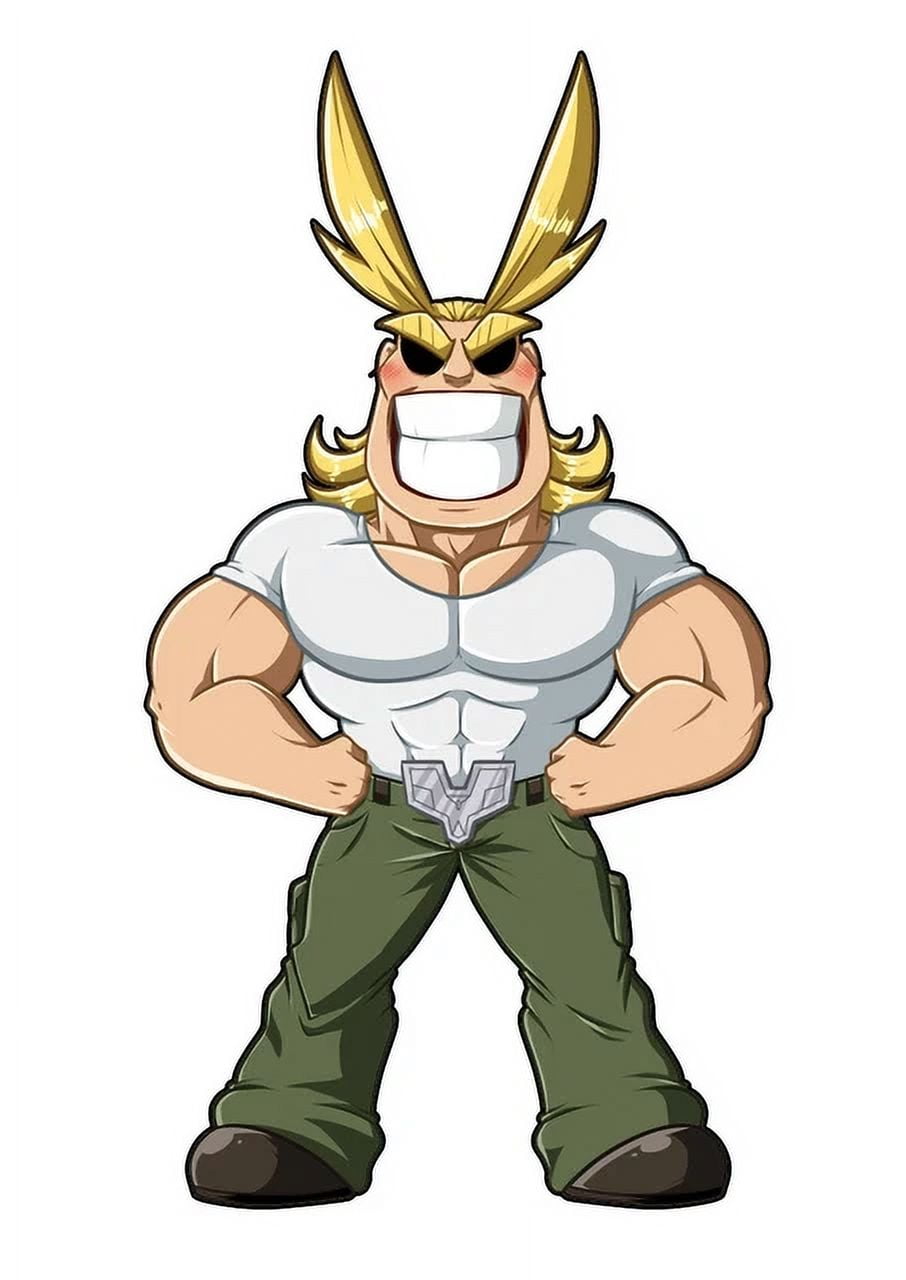 Kira Sticker With My Hero Academia All Might Chibi S Decorative Laptop ...