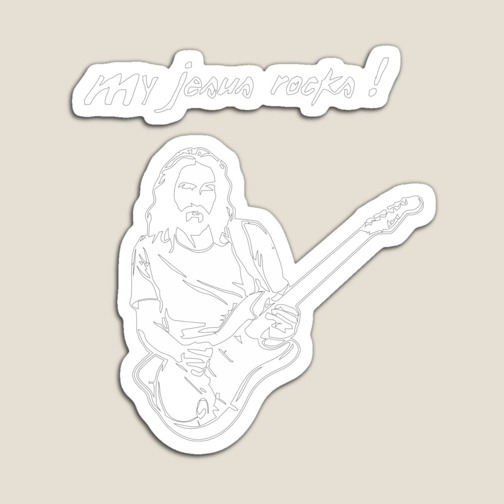 Kira Sticker With My Jesus Rocks! Sticker Decorative Laptop, Phone ...