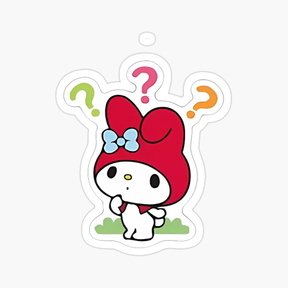 Kira Sticker With My Melody (10) Decorative Laptop, Phone Stickers, Waterproof Decals Water ...