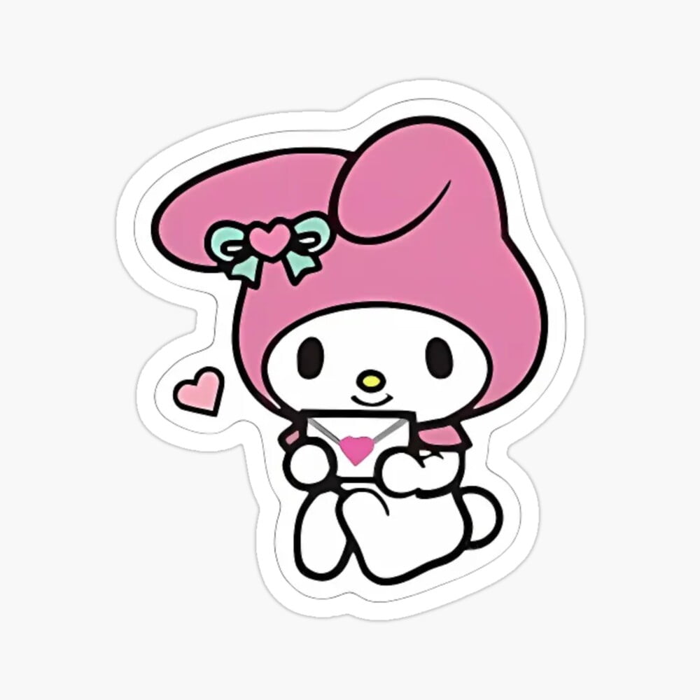 Kira Sticker With My Melody Decorative Laptop, Phone Stickers ...