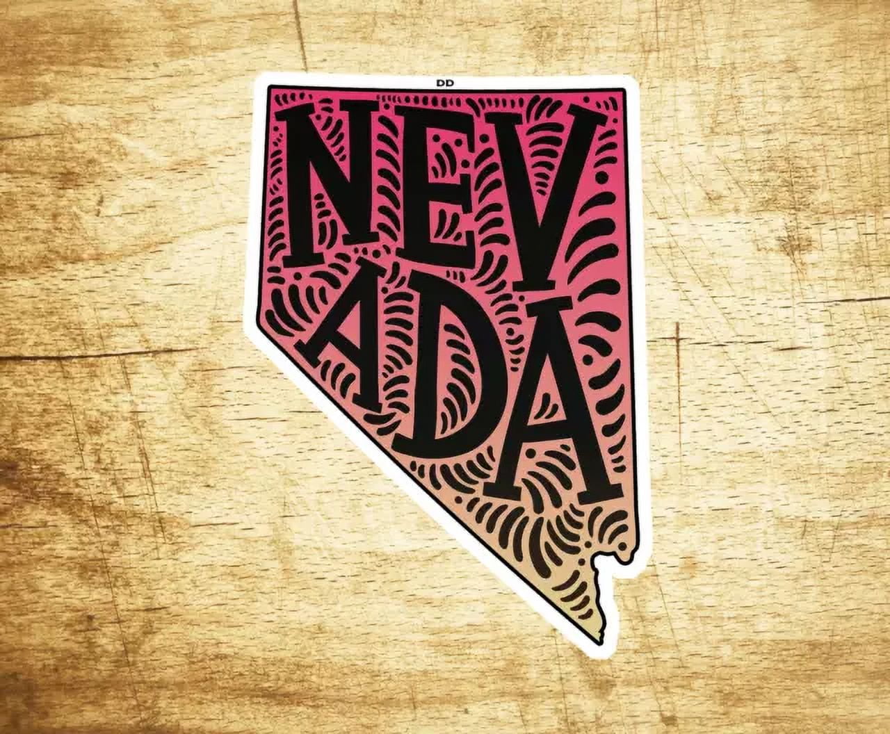 Kira Sticker With Nevada State Decal Las Vegas Reno Decorative Laptop ...
