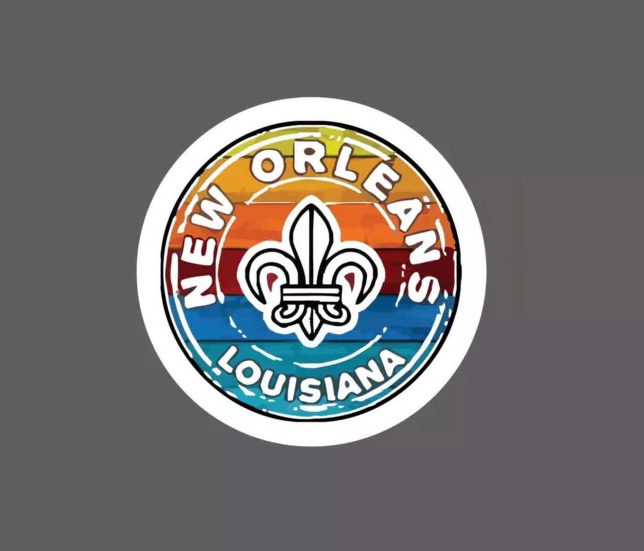 Kira Sticker With New Orleans Louisiana Waterproof Decorative Laptop ...