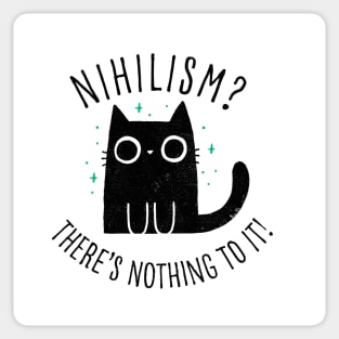 Kira Sticker With Nihilism Cat Decorative Laptop, Phone Stickers ...