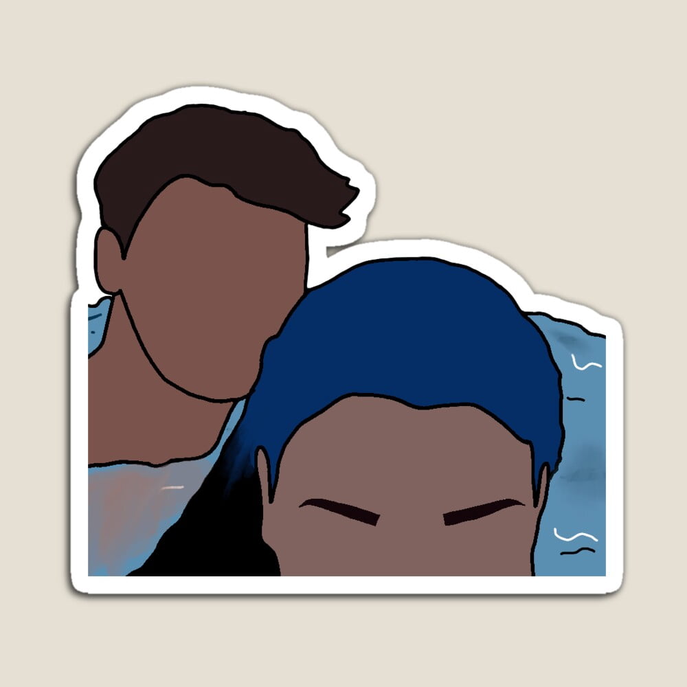 Kira Sticker With Noah And Dixie In The Pool Decorative Laptop, Phone ...