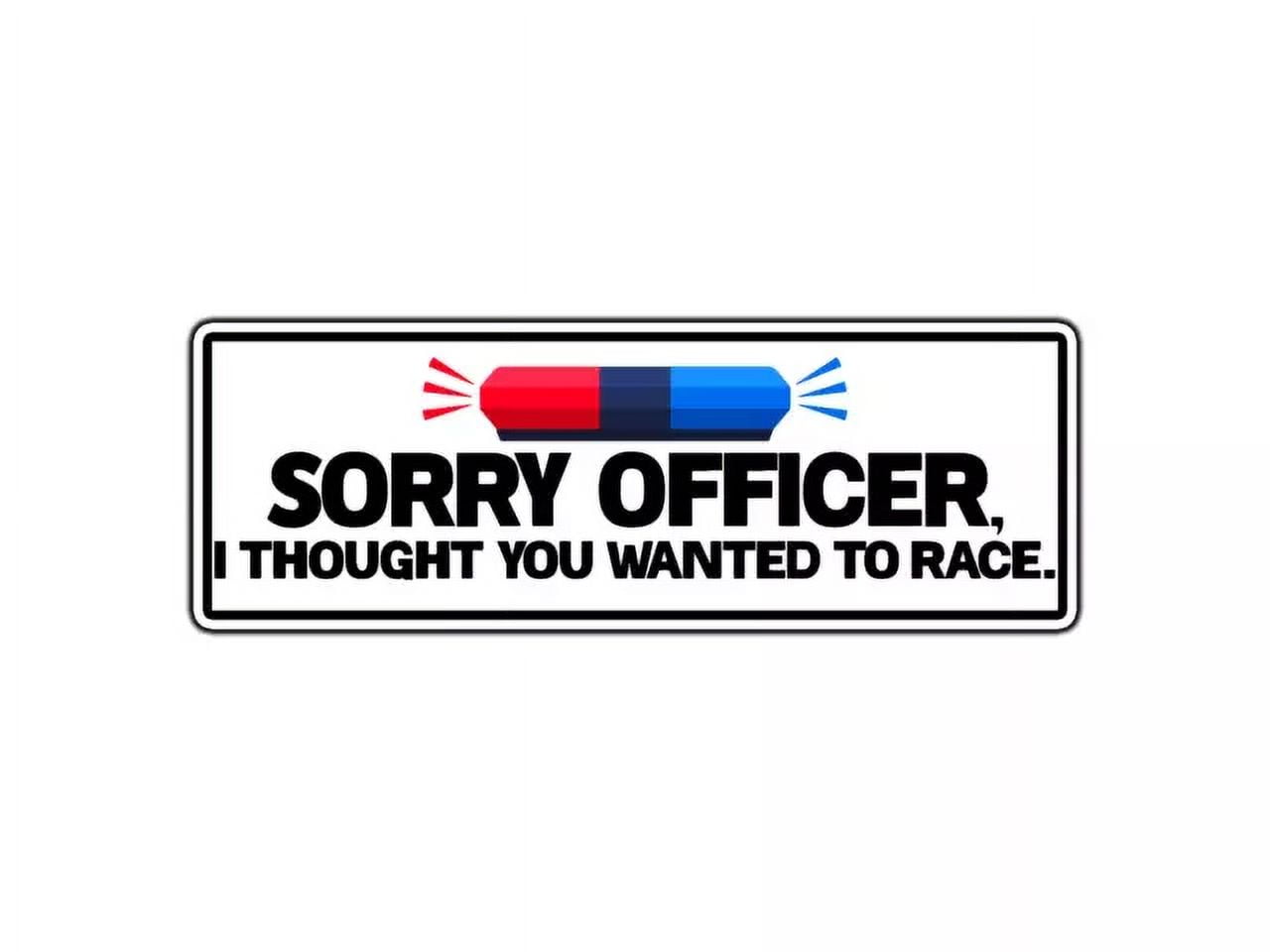 Kira Sticker With Officer Cop Sheriff Racing Speed Decorative Laptop ...