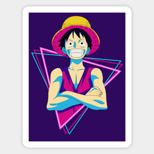 Kira Sticker With One Piece - Luffy Decorative Laptop, Phone Stickers ...