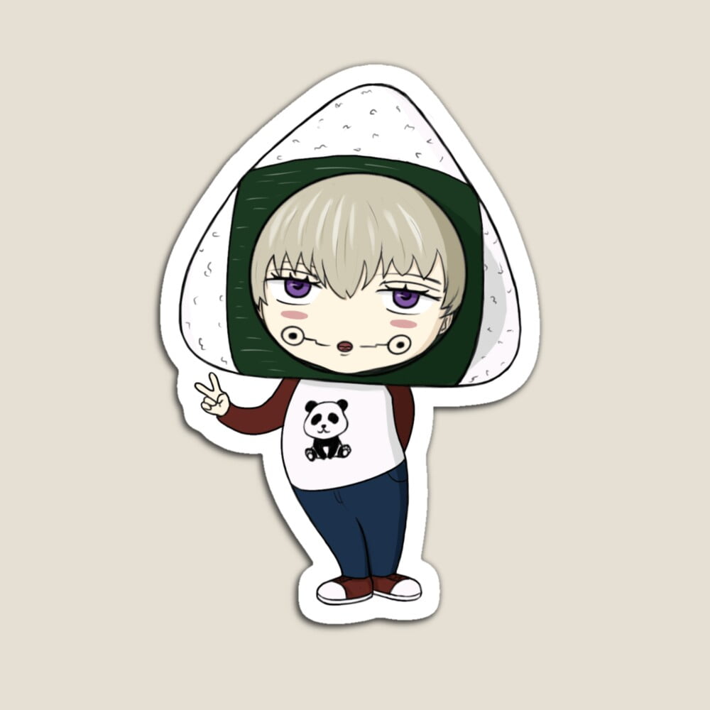 Kira Sticker With Onigiri Boy Inumaki Decorative Laptop, Phone Stickers ...