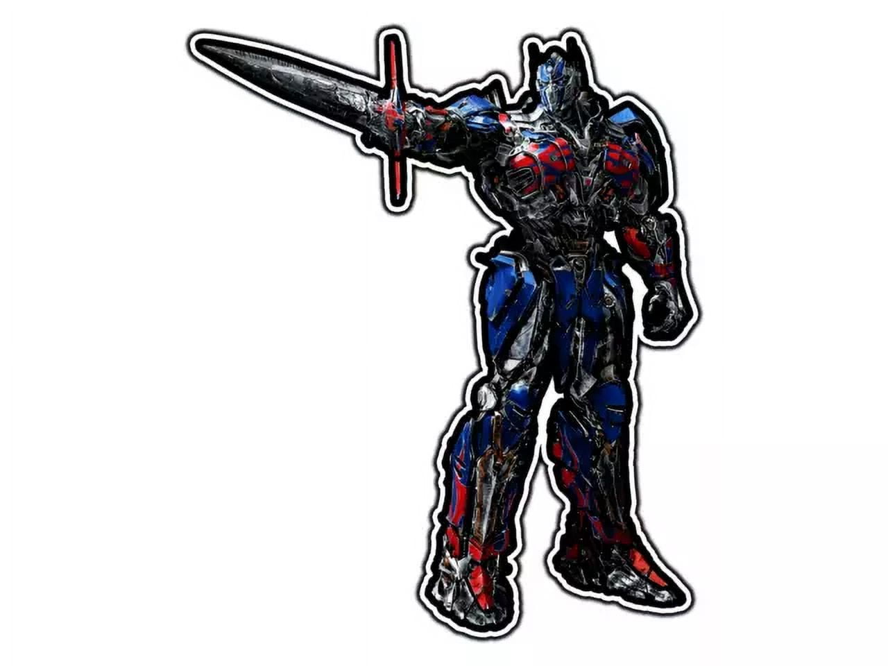 Kira Sticker With Optimus Prime & Sword Decorative Laptop, Phone ...