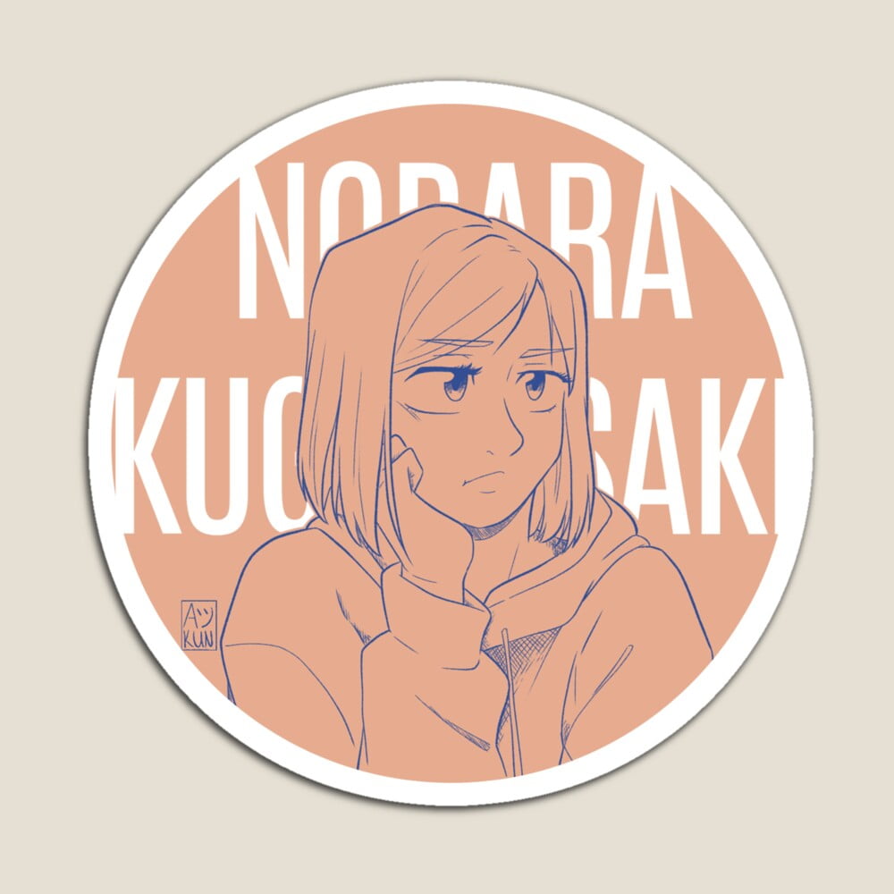 Kira Sticker With Orange Queen - Kugisaki Nobara Decorative Laptop ...