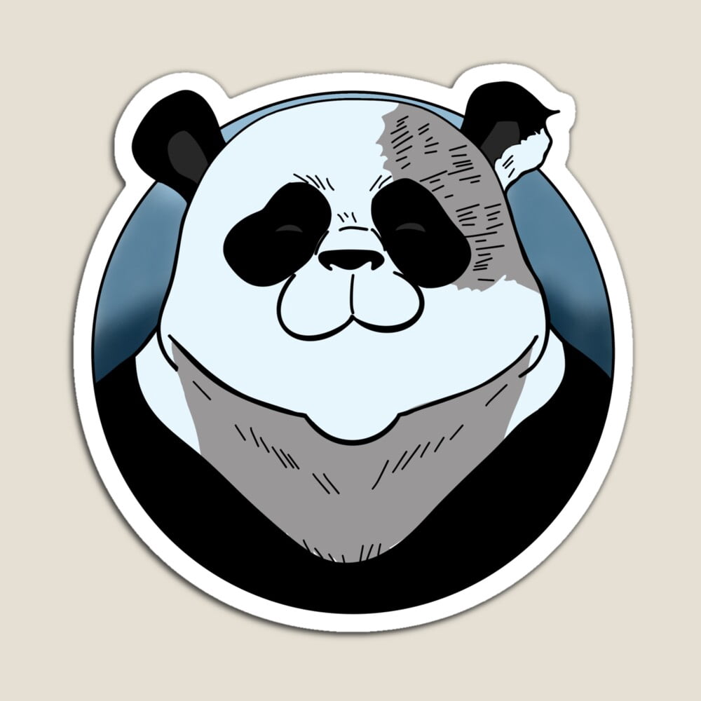 Kira Sticker With Panda Jujutsu Smile Decorative Laptop, Phone Stickers ...