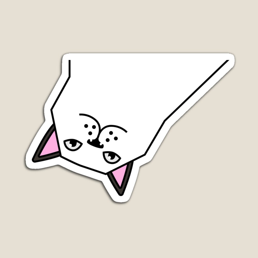 Kira Sticker With Peek A Boo Kitty Decorative Laptop, Phone Stickers ...