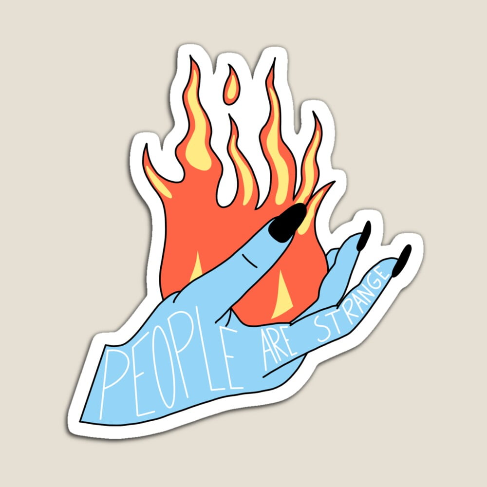 Kira Sticker With People Are Strange Doodle Sticker Decorative Laptop ...