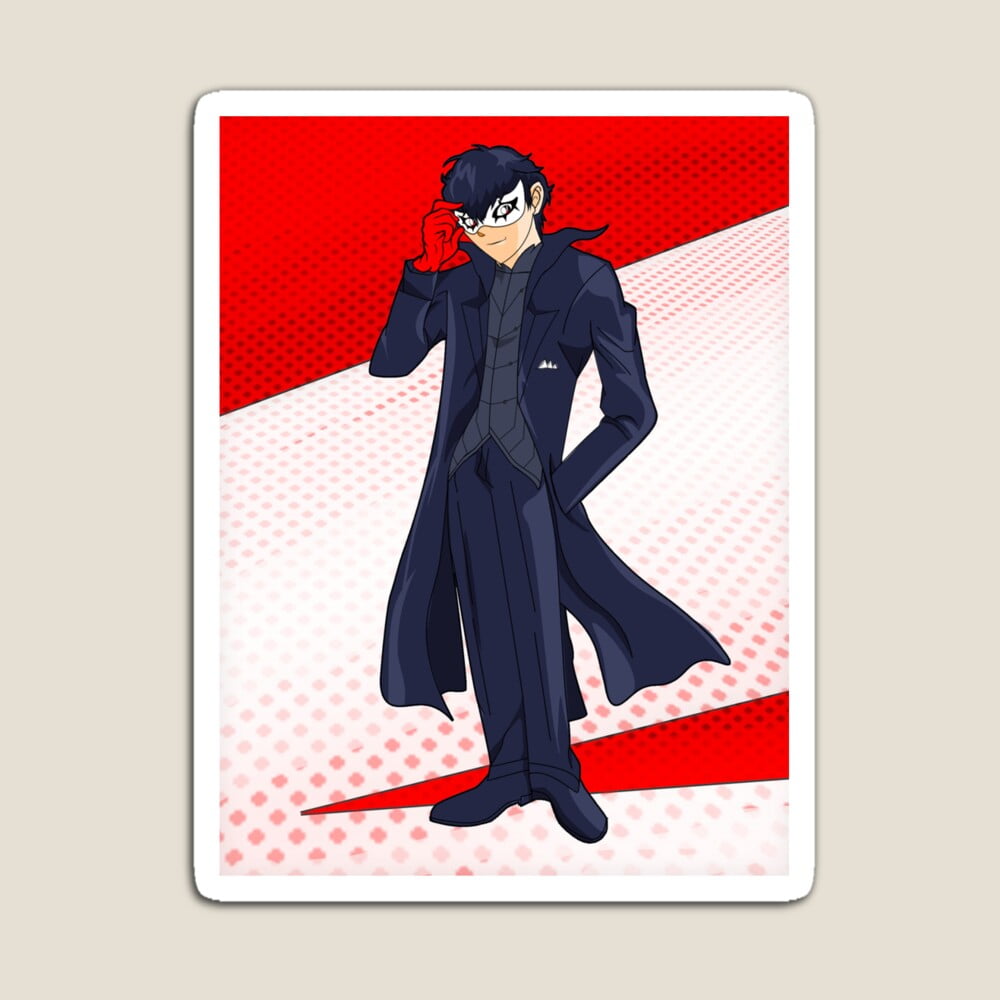 Kira Sticker With Phantom Thief Joker - Persona Decorative Laptop ...