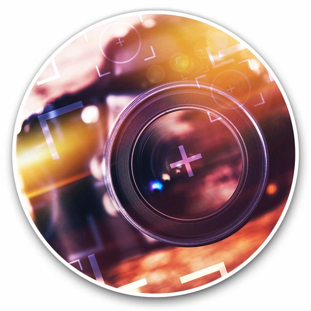 Kira Sticker With Photography Camera Lens Cool Gift Decorative Laptop ...