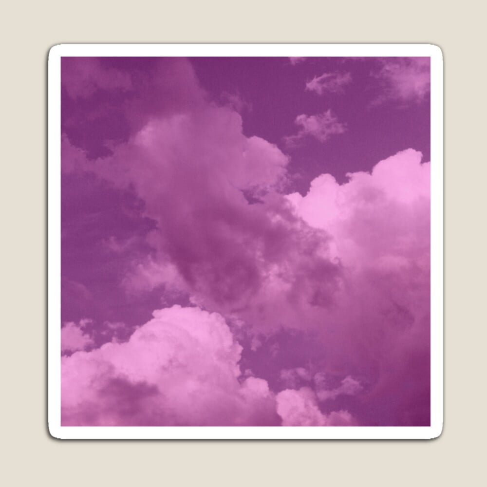 Kira Sticker With Pink Clouds Sticker Decorative Laptop, Phone Stickers, Waterproof Decals Water ...