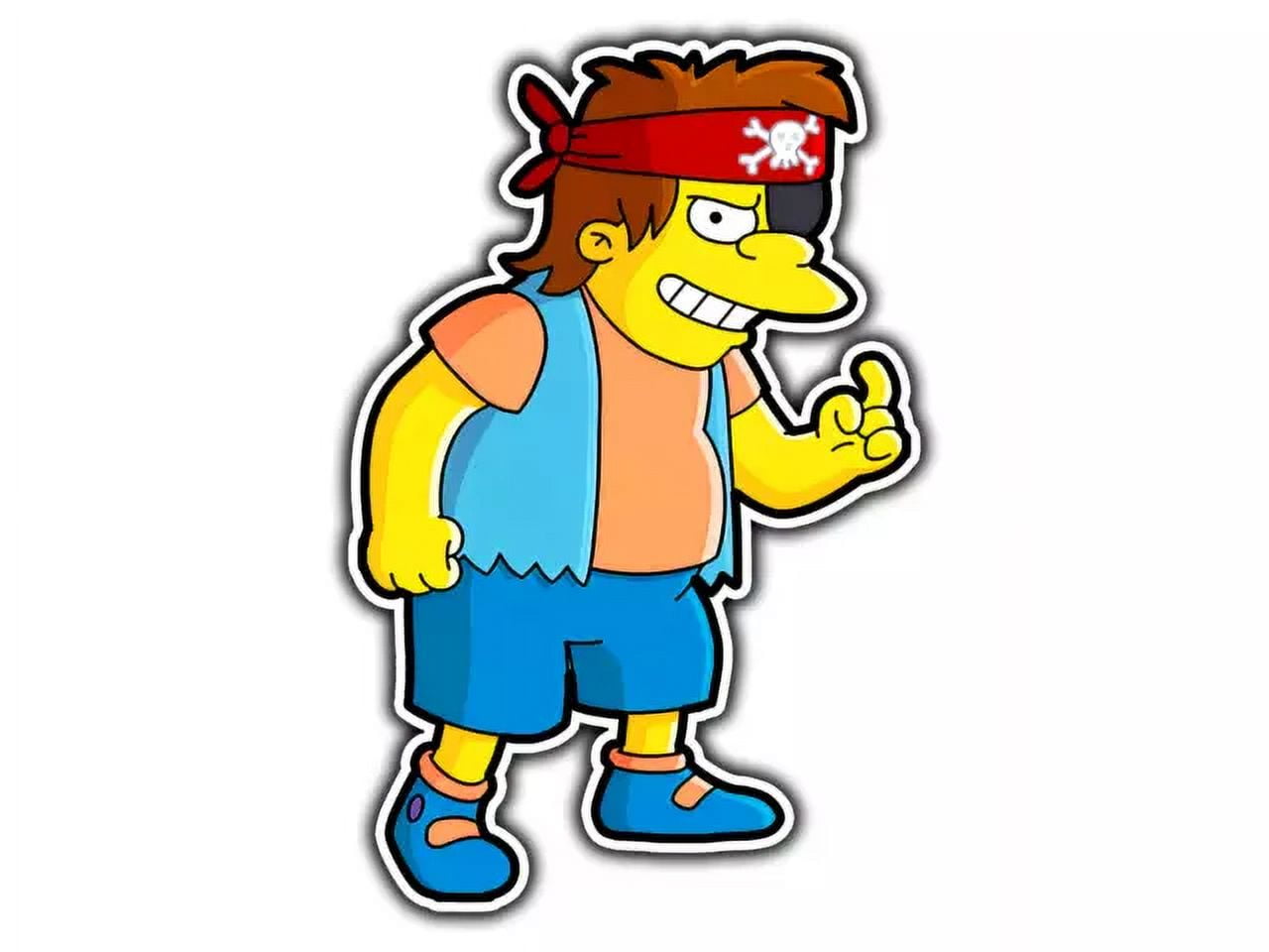 Kira Sticker With Pirate Nelson Decorative Laptop, Phone Stickers ...