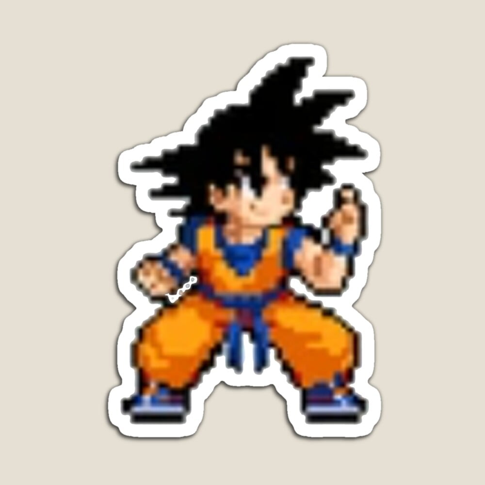 Kira Sticker With Pixel Art G0Ku Decorative Laptop, Phone Stickers ...