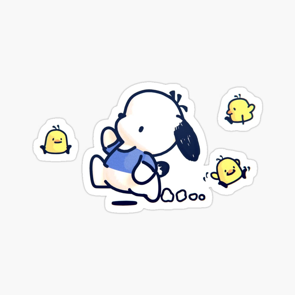 Kira Sticker With Pochacco Decorative Laptop, Phone Stickers ...