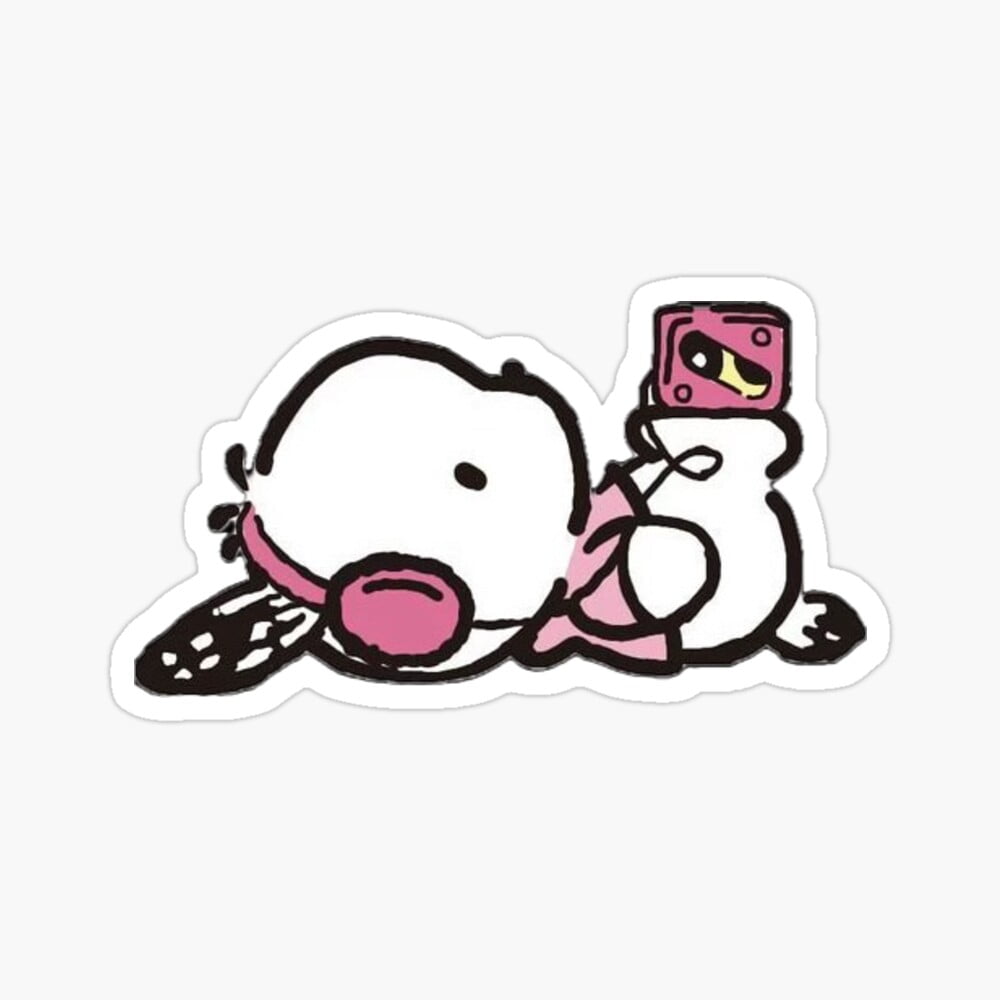 Kira Sticker With Pochacco Loves Music Decorative Laptop, Phone ...