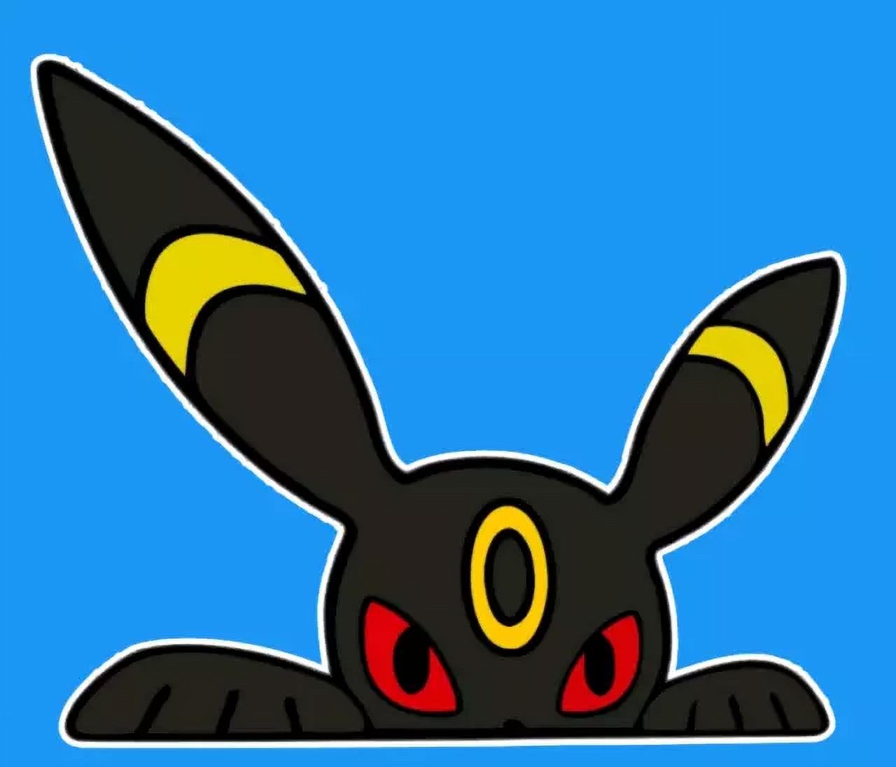 Kira Sticker With Pokemon Umbreon Decorative Laptop, Phone Stickers ...